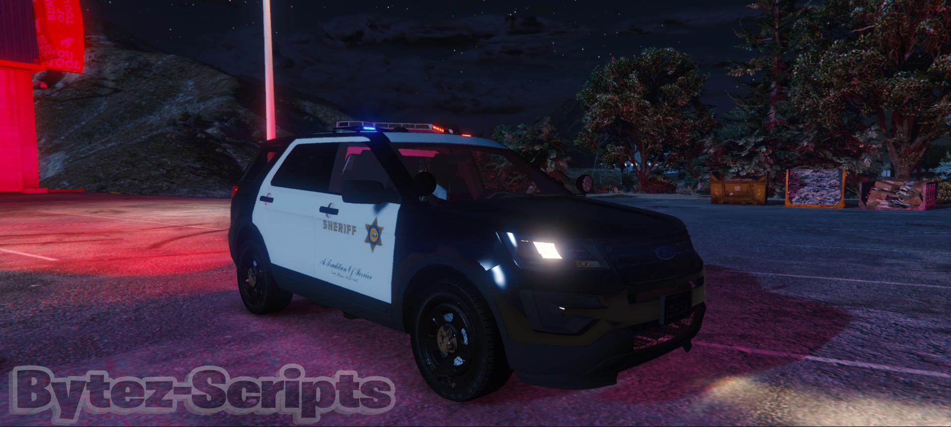 2016 LAPD LASD Police Car Fivem Ready ELS Ready Grand Theft Auto 5 Good ...