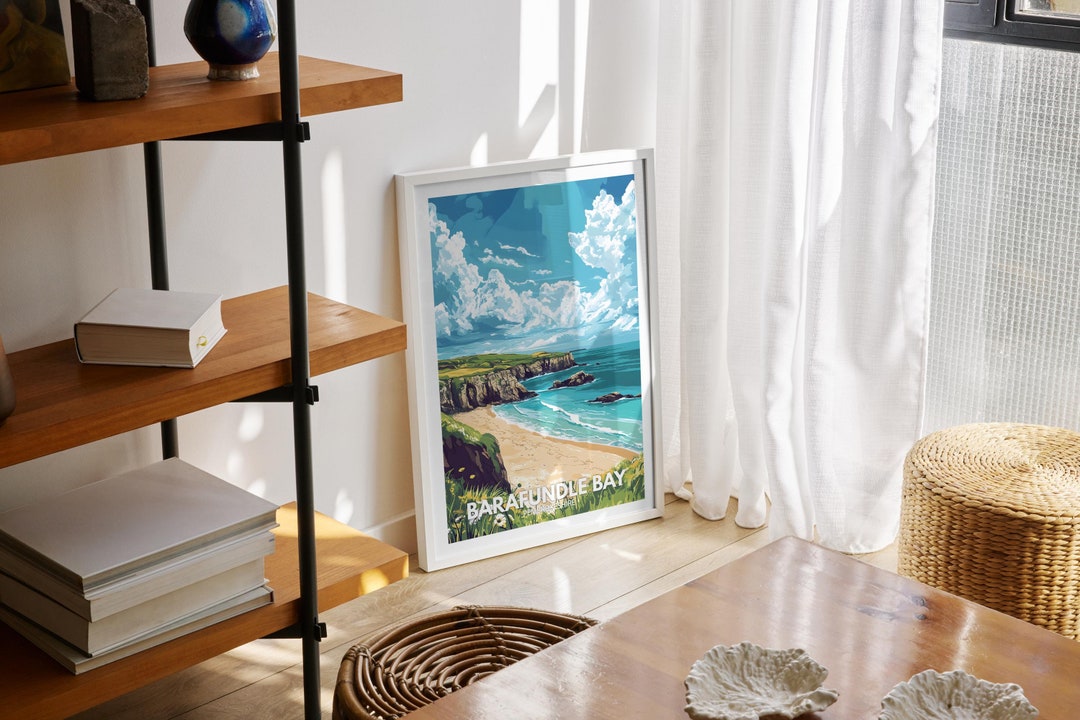 Barafundle Bay Print - Pembrokeshire, Barafundle Bay Poster ...