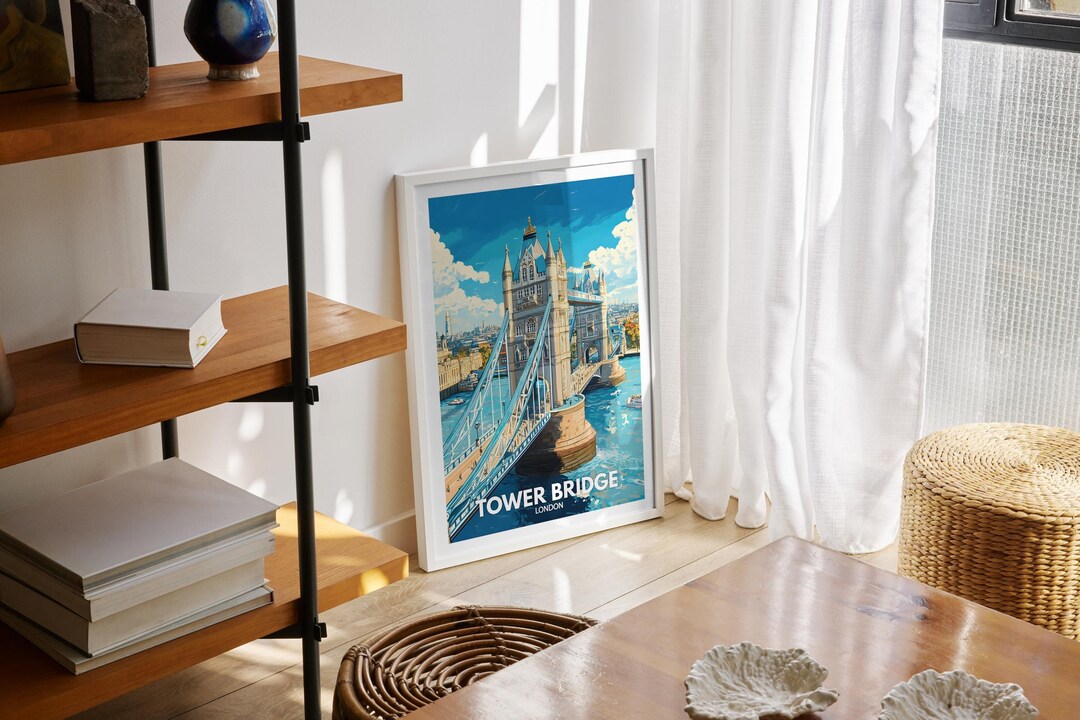 Tower Bridge Print - London, Tower Bridge Poster, London Travel Art ...