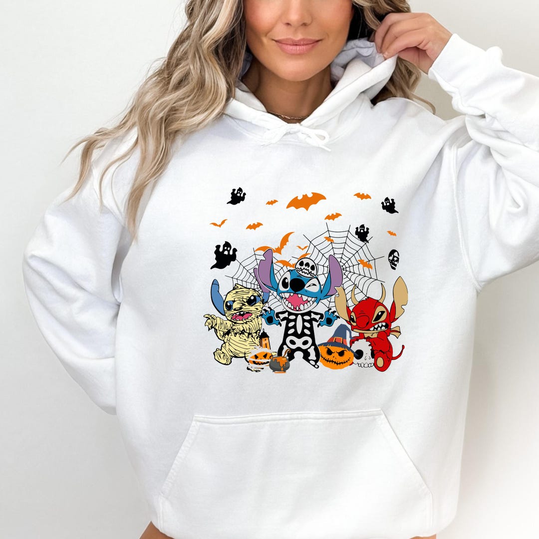 Stitch Costume Disney Villains Halloween Hoodie, Stitch Emotion Photos ...