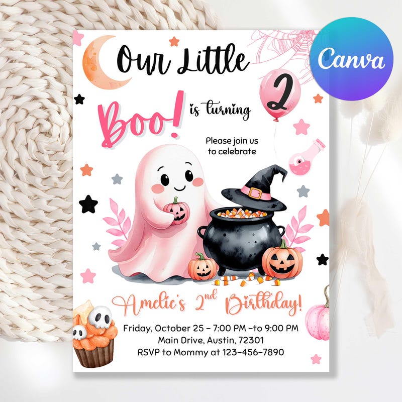 Boo 2nd Birthday Party - Etsy