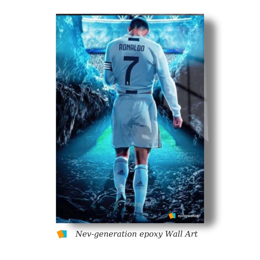 Custom Cristiano Ronaldo Wall Art CR7 Fan Gift for Men Ronaldo Portugal ...