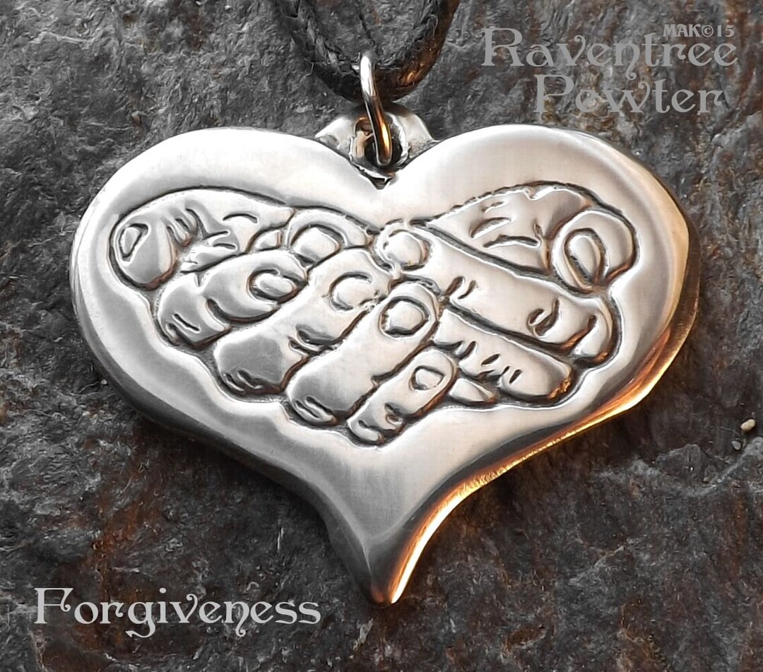Forgiveness A Healing Place Pewter Pendant the Spiritual Path to ...