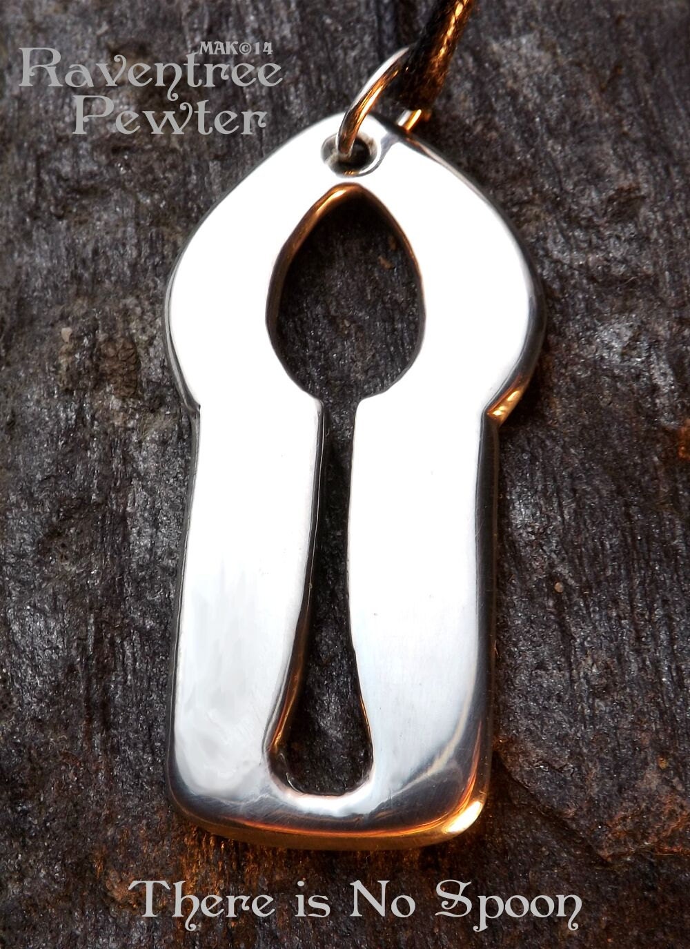 There Is No Spoon Pewter Pendant Inspired by the Matrix | Etsy