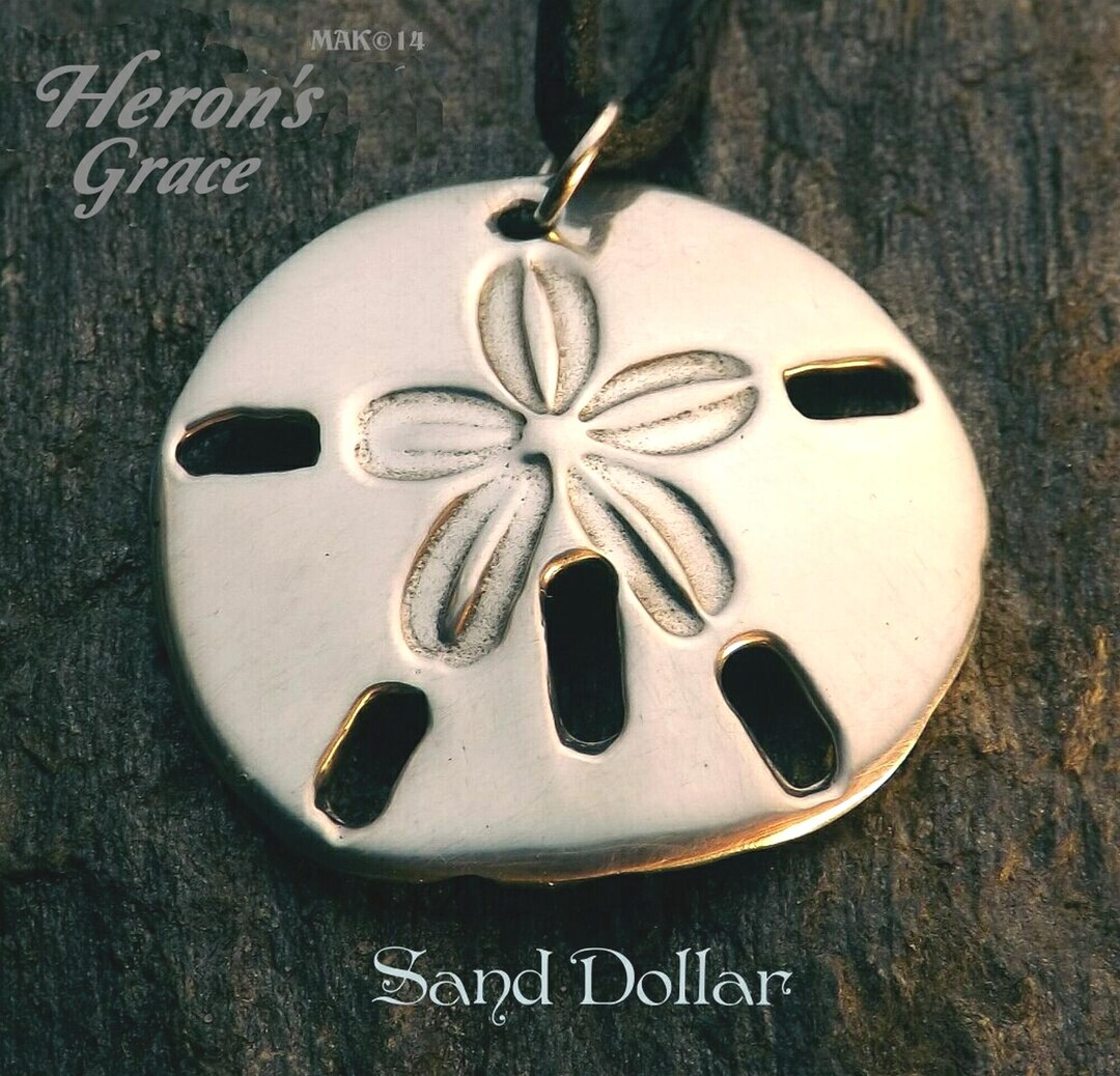 Sand Dollar - Pewter Pendant - - Money of the Mermaids - They Bring Us ...