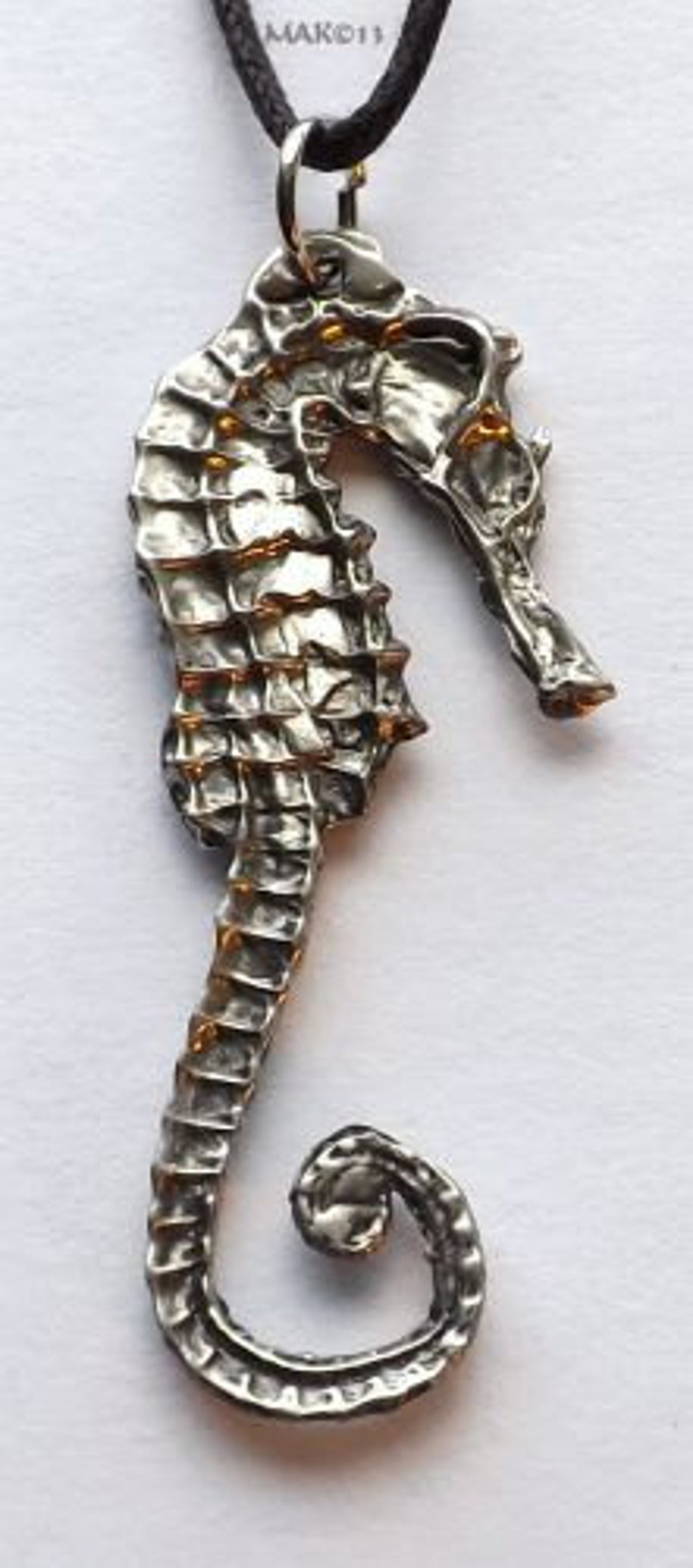 Sea Horse Pewter Pendant Ocean Seaside Fish Nature | Etsy