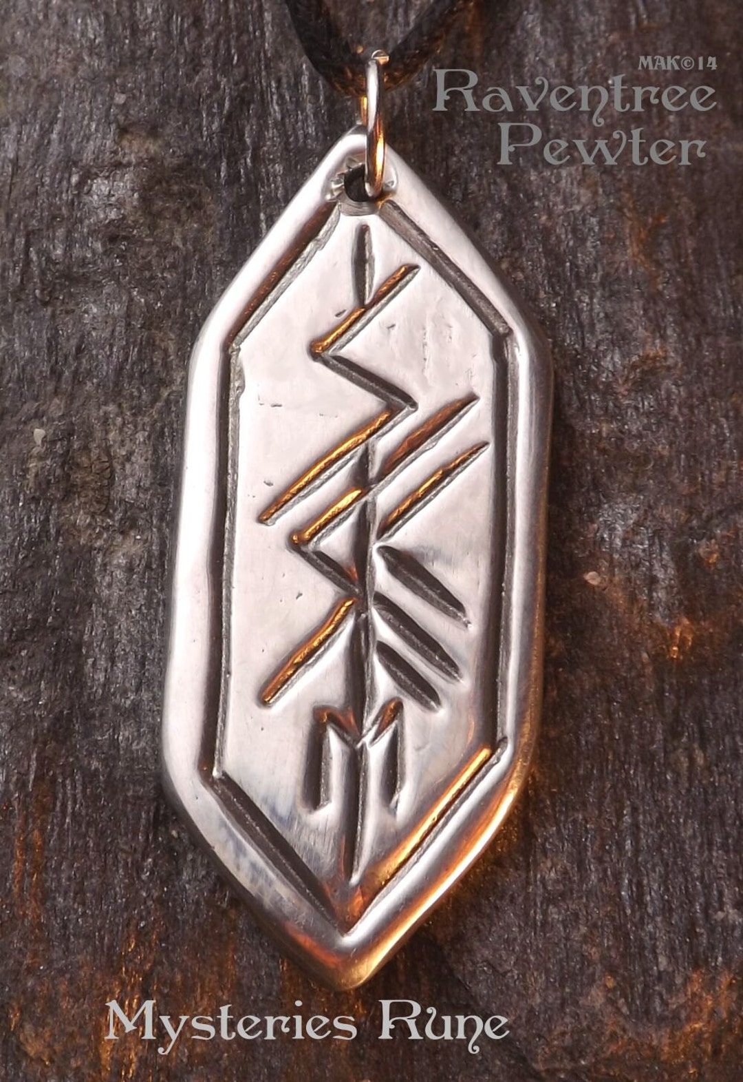 Inner Truth Rune Pewter Pendant Celtic, Norse Nordic Jewelry, Spiritual ...