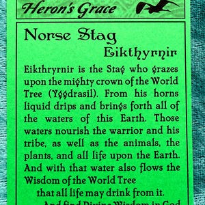 Norse Stag - Eikthyrnir - Pewter Pendant - Norse Jewelry, Celtic, Celt ...