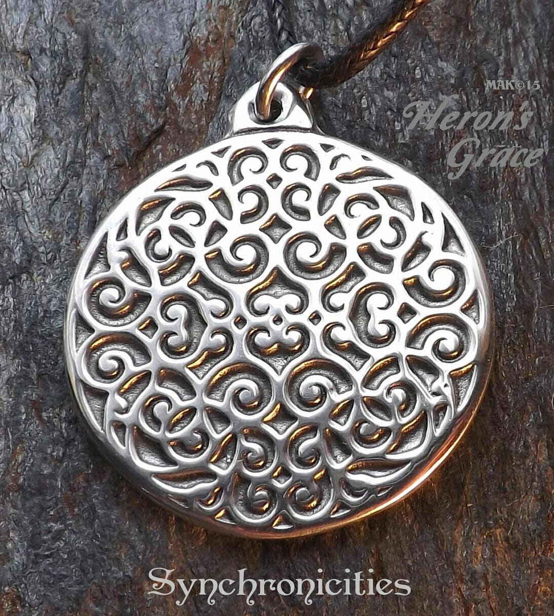 Synchronicities - Pewter Pendant -life's Hidden Meaning. Coincidences ...
