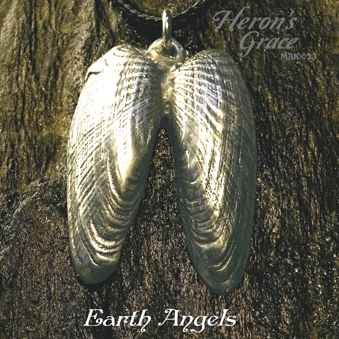 Earth Angels - Molded From Angel Wing Seashells - Sharing Our Angel ...