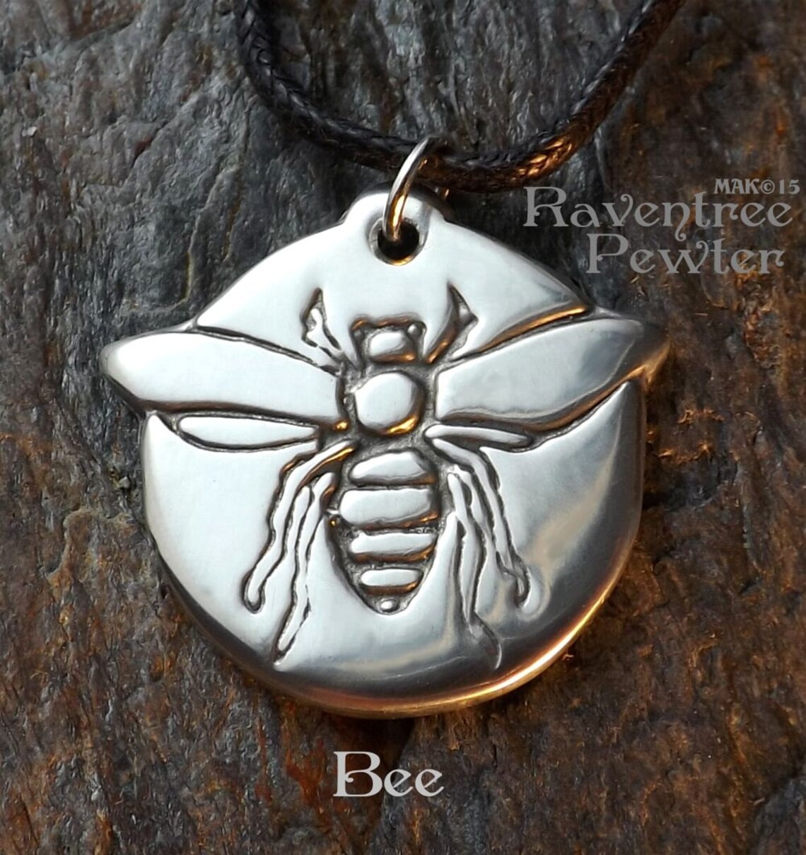 Bee Joy in Motion Pewter Pendant Bee Keeper and Honey - Etsy