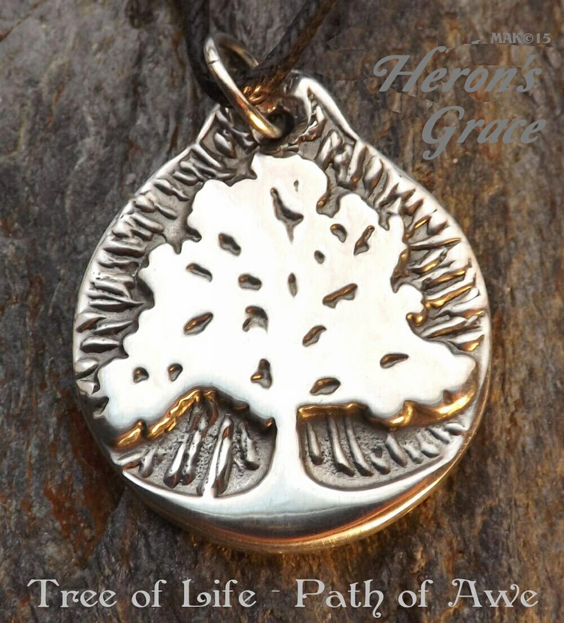 Tree of Life - Path of Awe - Pewter Pendant - Nature and Trees, Inner ...