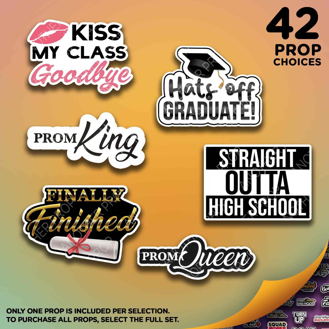 Photo Booth Props - They Not Like Us, Periodt, Catch Flights, Zaddy ...