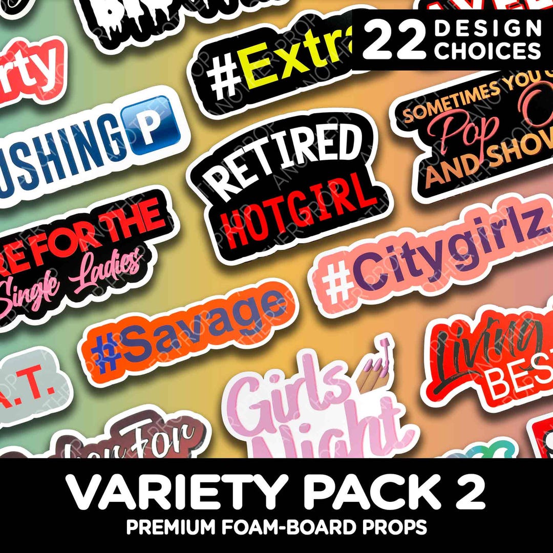 Hashtag Photo Booth Props - Trendy Party Decorations - Etsy