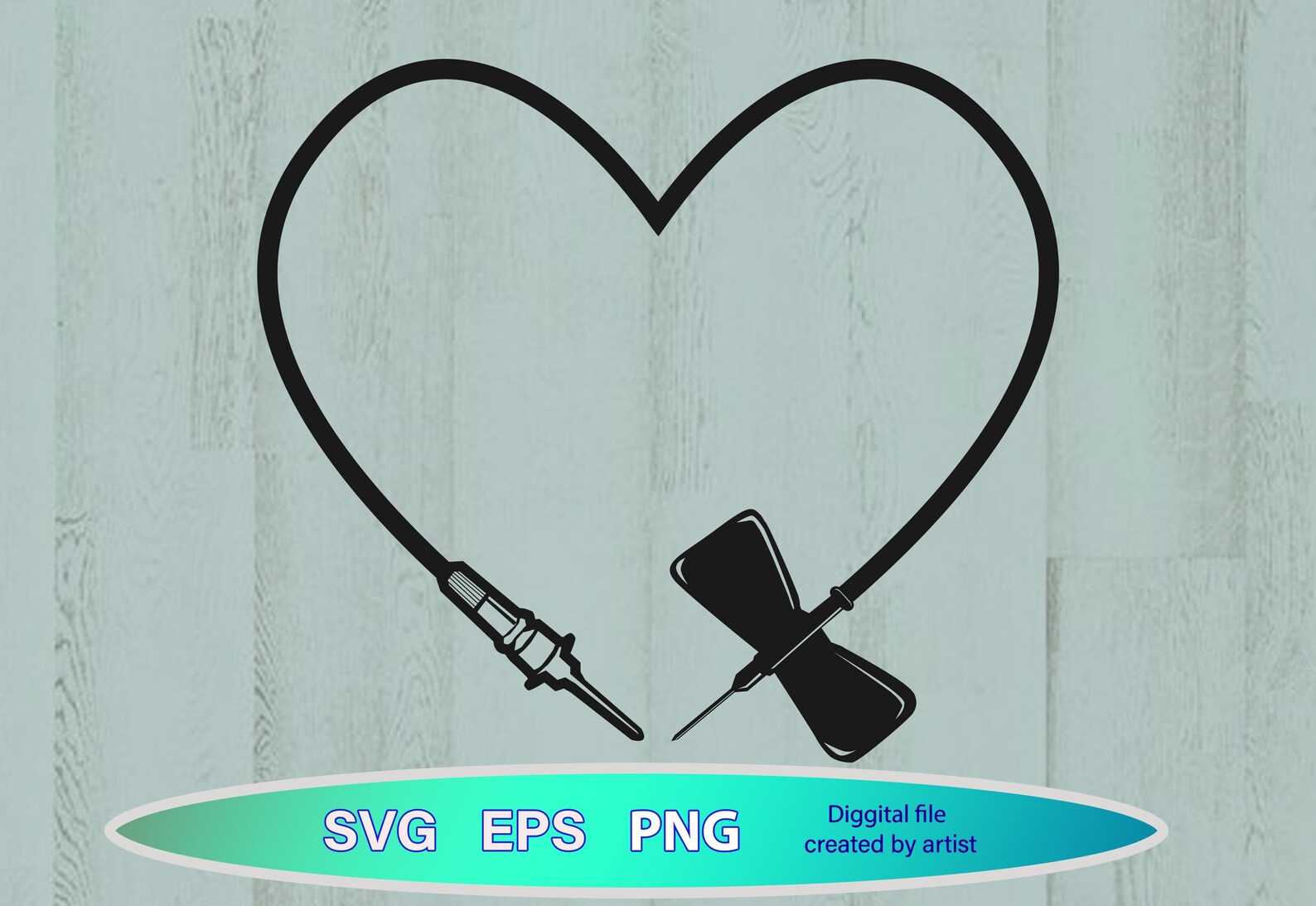 Phlebotomy Svg, Phlebotomy Tech Butterfly Needle Heart Monogram SVG ...