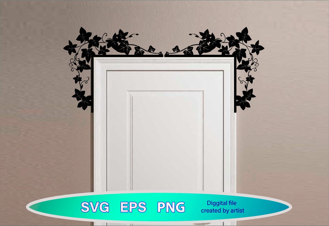 Corners Ivy Svg, Corners on the Door Ivy Svg, Decor Ivy Svg, Ivy Svg ...
