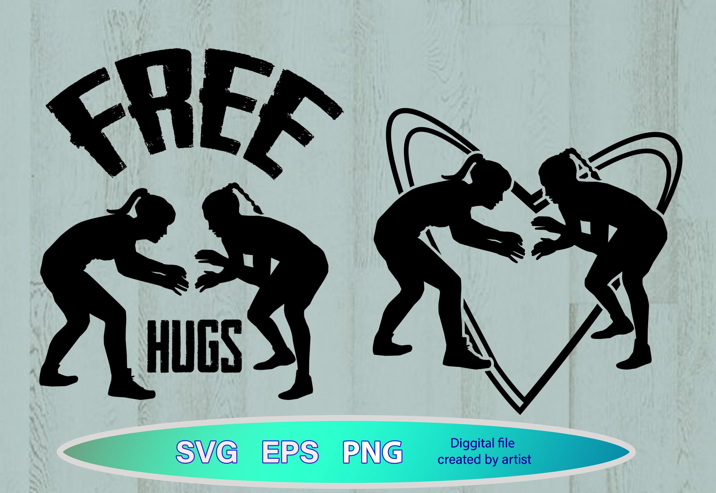 Female Wrestling SVG File, Girl Wrestler SVG, Wrestling Png, Women's ...