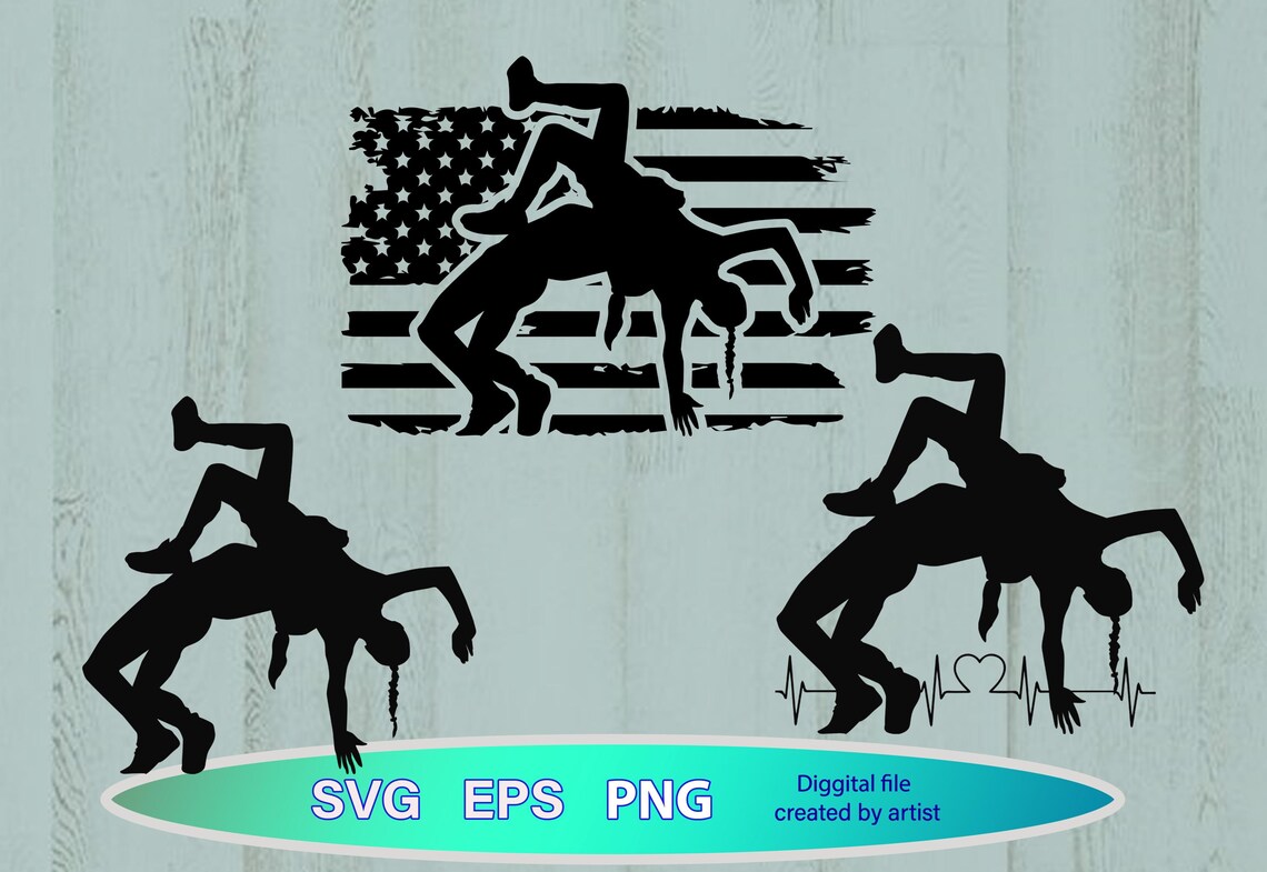 Female Wrestling SVG File, Girl Wrestler SVG, Wrestling Png, Women's ...