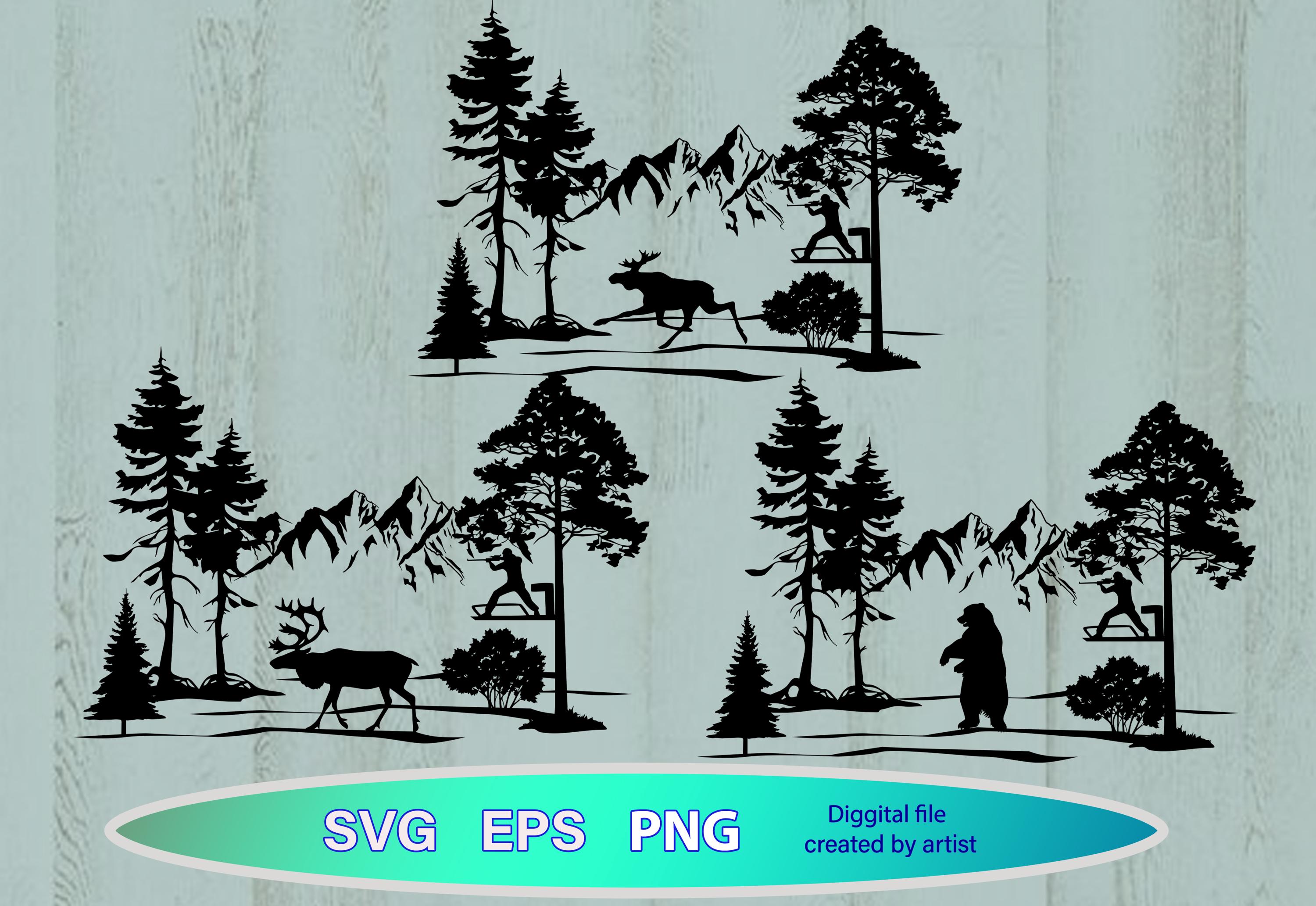 Bowhunter SVG File, Bow Hunting Svg, Tree Stand SVG , Deer Hunting SVG ...