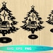 Nativity Scene Svg, Laser Cut Nativity Tree & Stand, Christmas Tree Svg ...