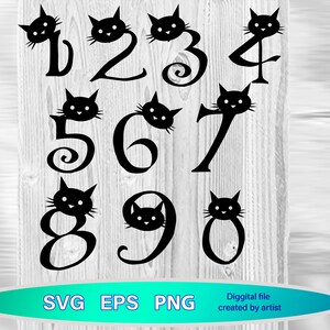 Cat Alphabet Svg, Cat Decor Svg, Cat Silhouette Svg, Cats Svg, Cutting ...