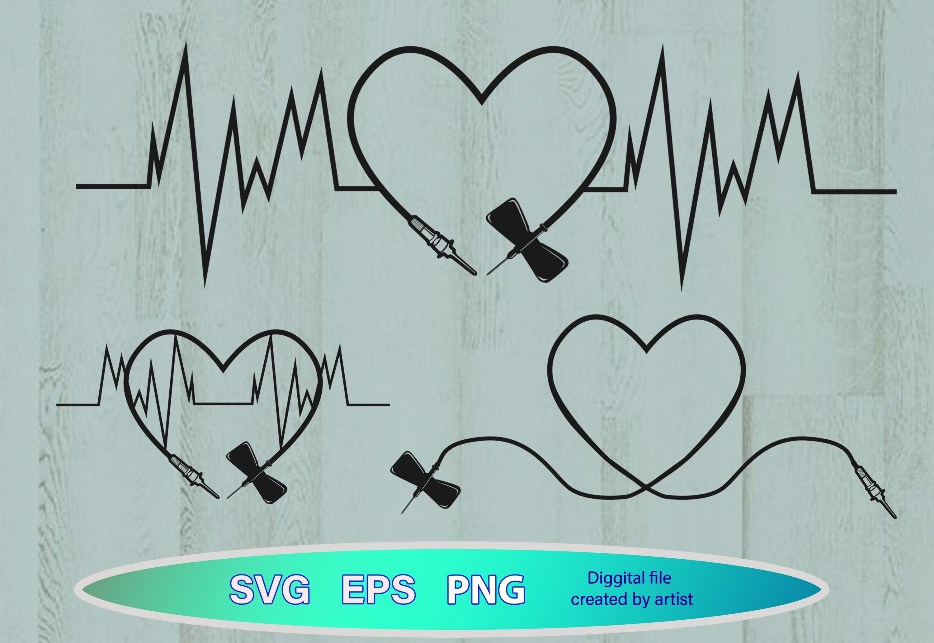 Phlebotomy Svg, Phlebotomy Tech Butterfly Needle Heart Monogram SVG ...
