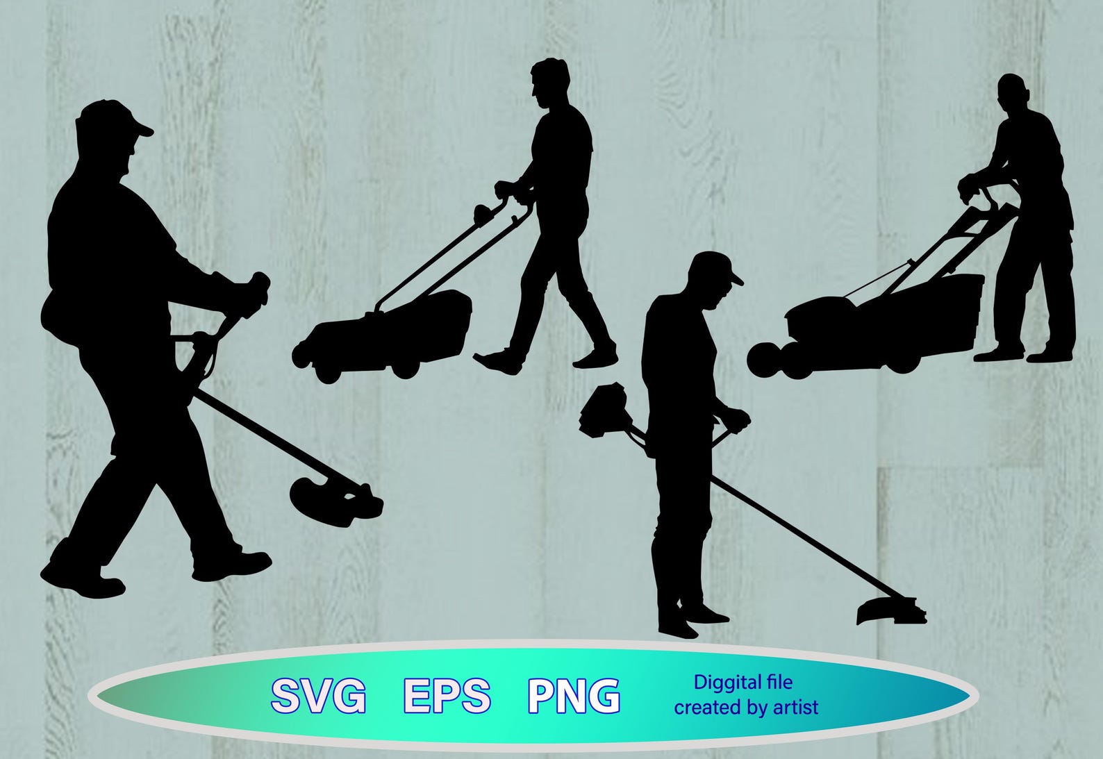 Lawn Mower Svg, Mowing Svg, Lawn Mower Service Svg, Gardening Clipart ...