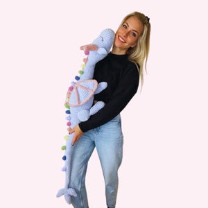 Big Amigurumi Crochet Dragon, PDF Pattern Fairy Dragon, Dragon Amigurumi, Crochetrainbow, XXL ...