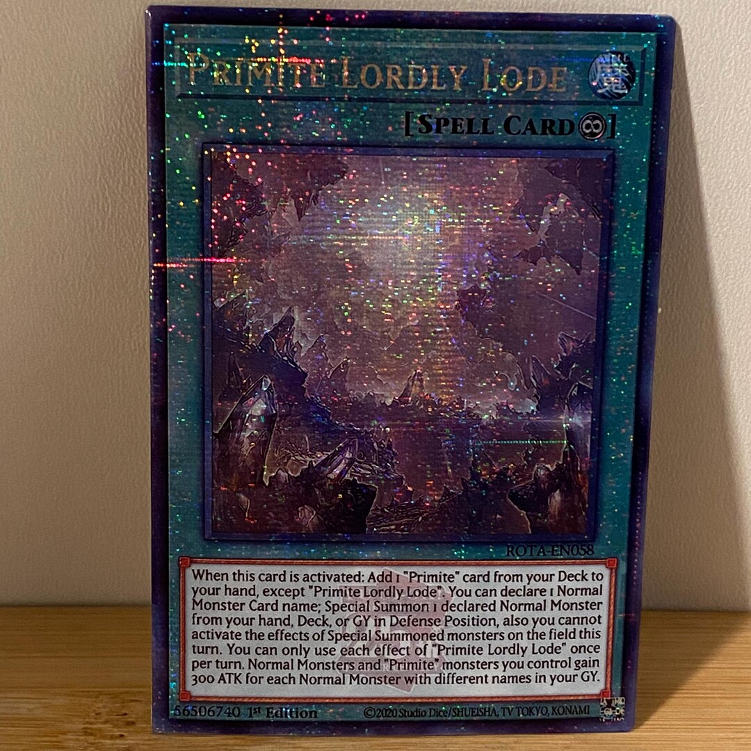 Primite Lordly Lode | 25th Secret Rare Quarter Century | Orica Proxy ...