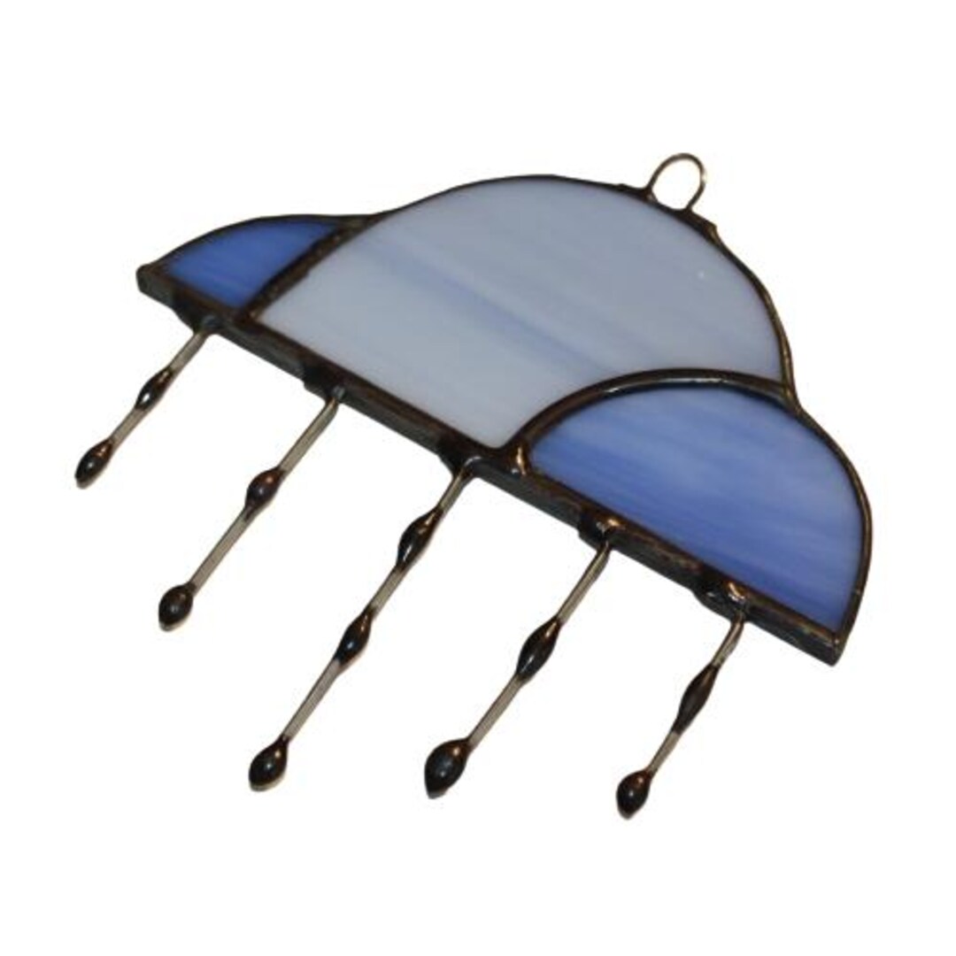 Stained Glass Rain Cloud - Etsy