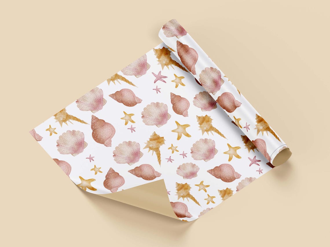 Shells PNG Outline Seamless Pattern Sea Shells Print Shells Background ...