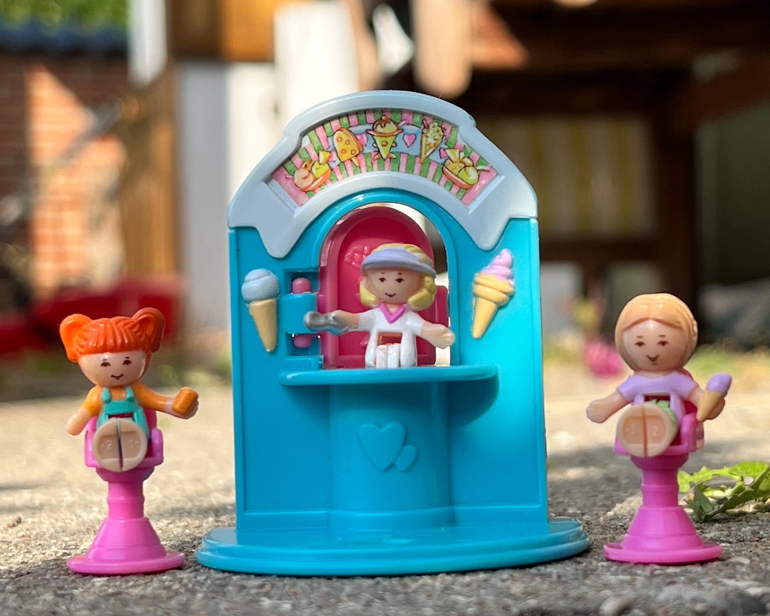 Polly Pocket Ice Cream Fun Stand 100% Complete - Etsy