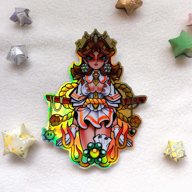 Princess Daisy Sticker - Etsy