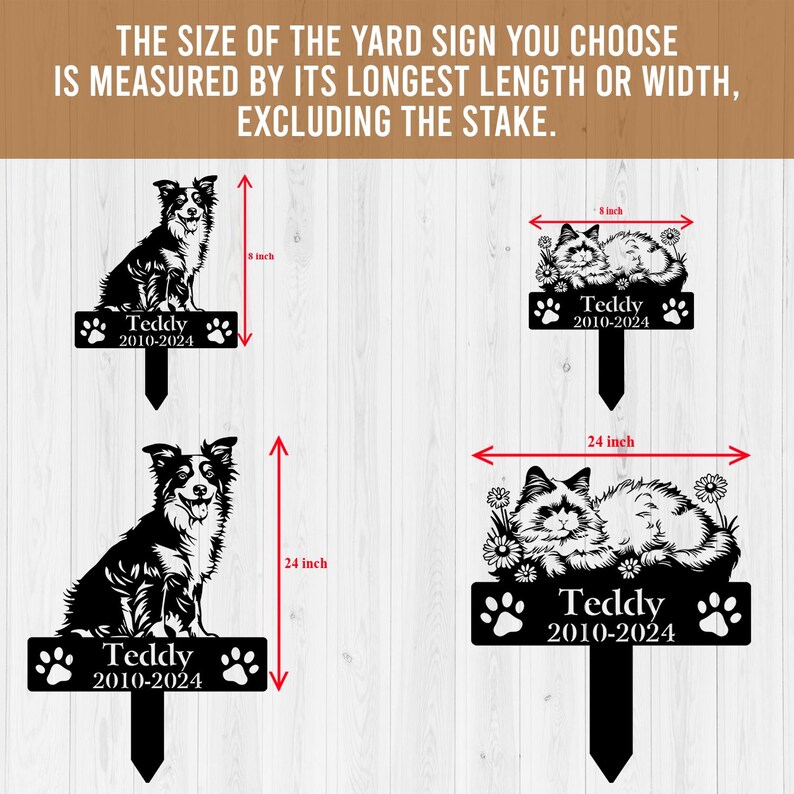 Personalized Border Collie Grave Marker, Border Collie Poppy Flowers ...