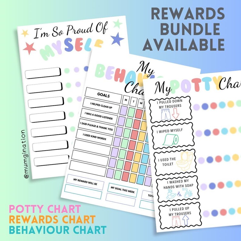Printable Potty Chart - Etsy