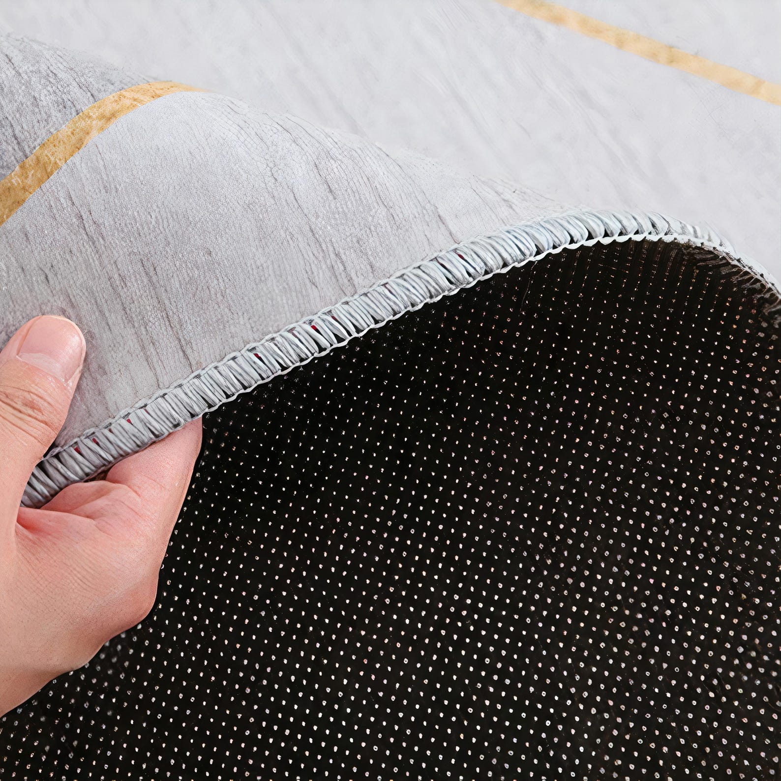 Meditation Yoga Rug, Breathing Exercise Rug, Teal Yellow Labyrinth ...