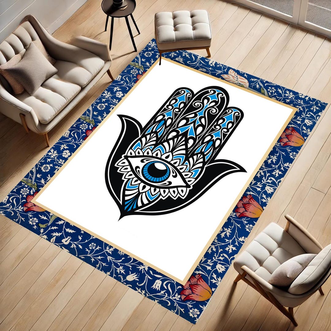Evil Eye Bead Carpet That Protects From Evil Lucky Decorative Carpet ...