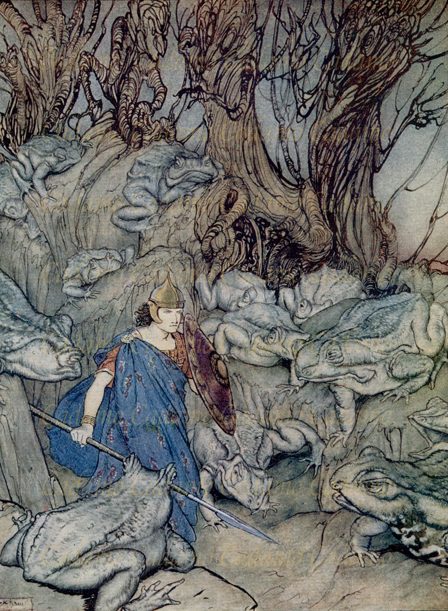 Arthur Rackham Illustration From Irish Fairy Tales - Card or Print - Etsy