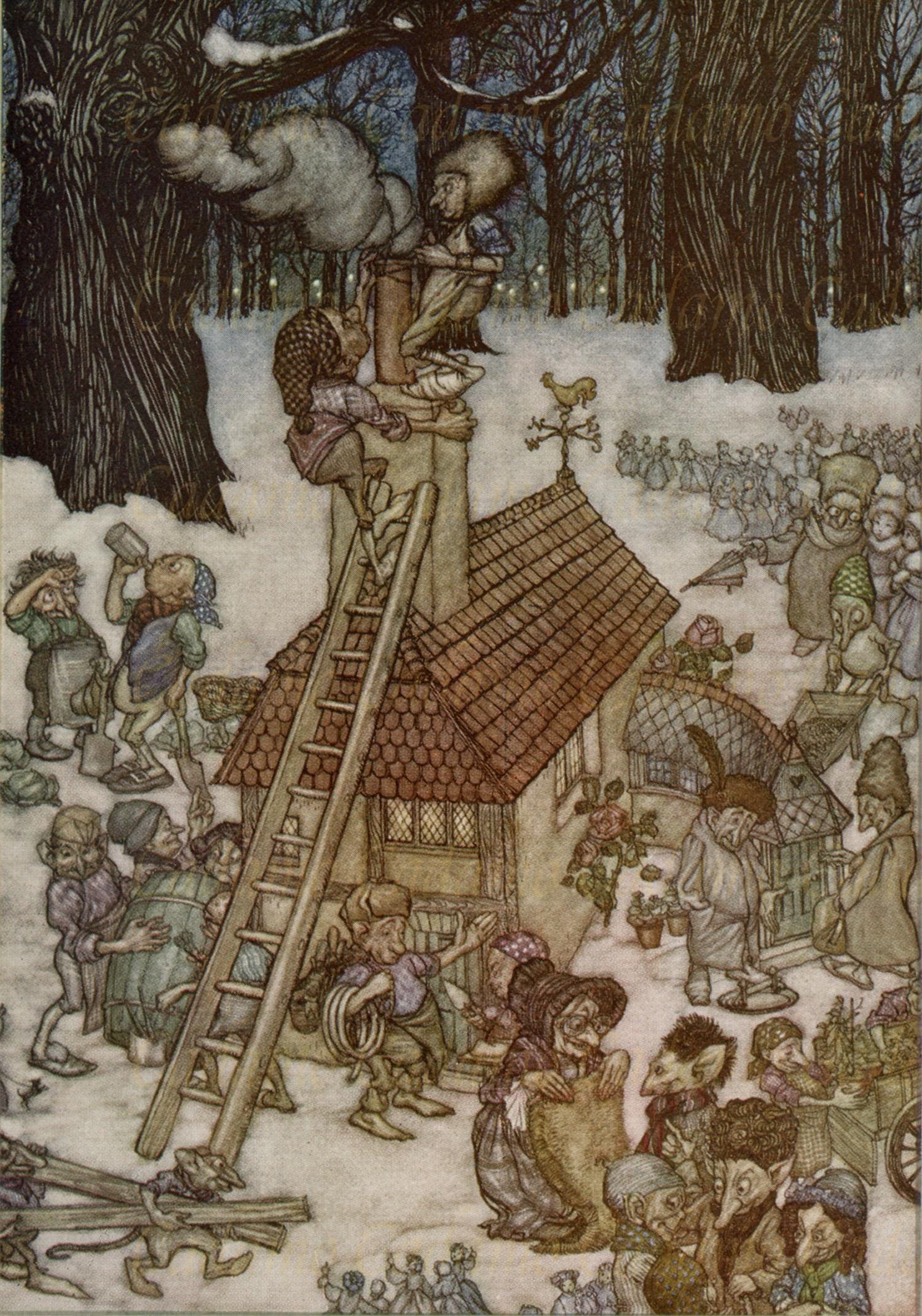 Peter Pan Arthur Rackham Illustration - Etsy