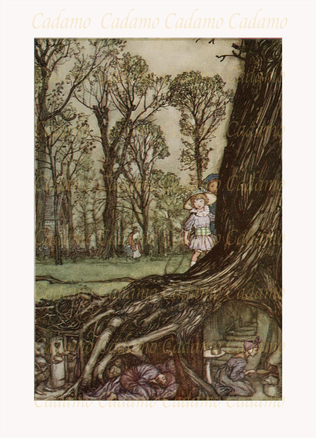 Peter Pan Arthur Rackham Illustration - Etsy