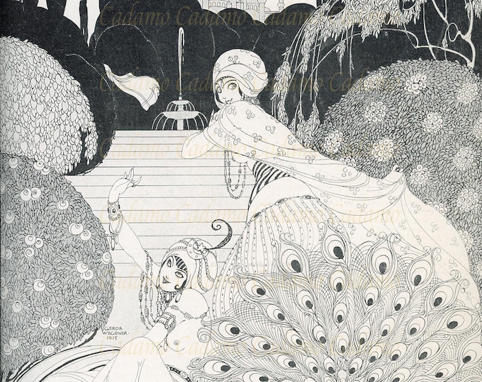 Gerda Wegener Illustration 1915 - Etsy