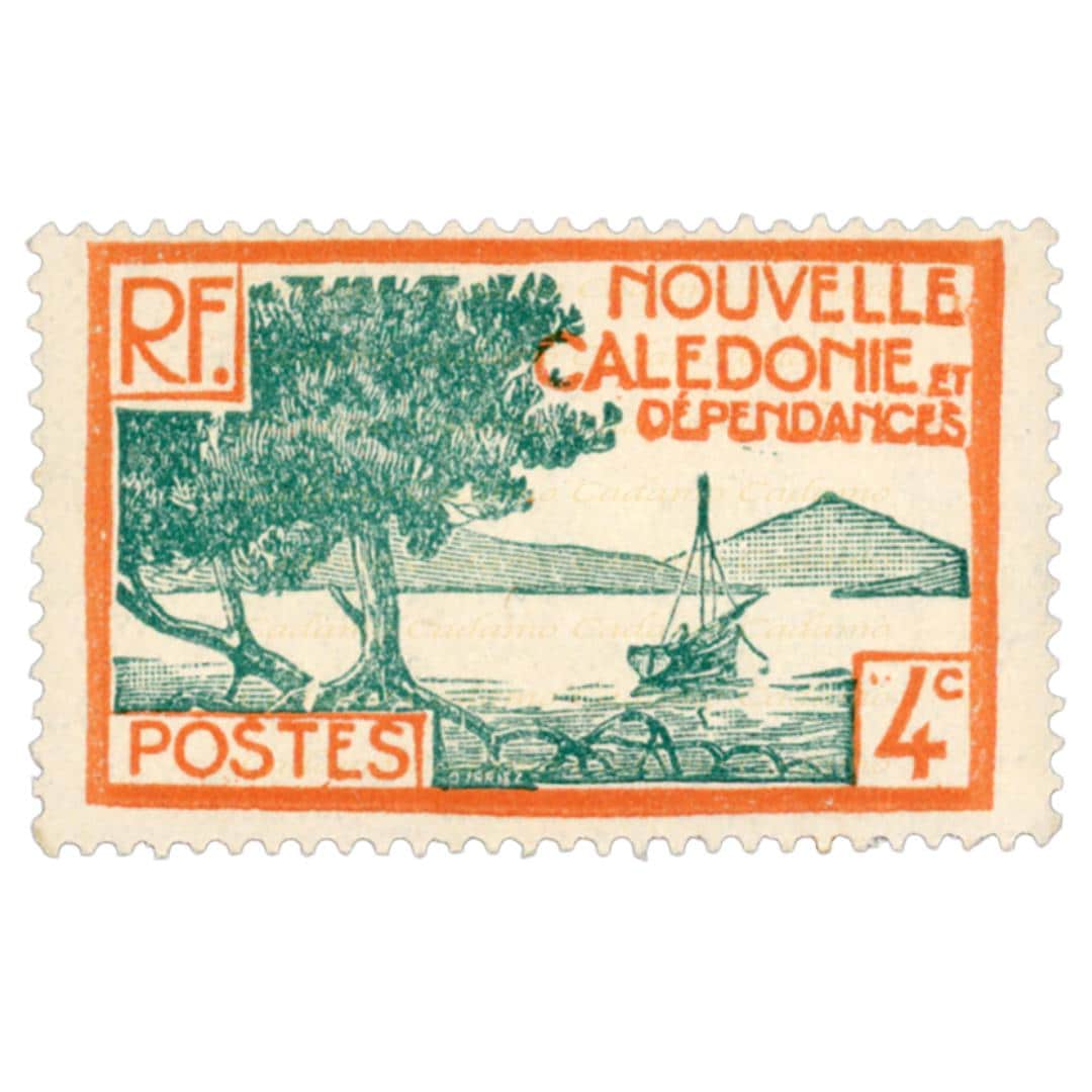 1928 New Caledonia Deer Stamp - Digital Copy - Etsy
