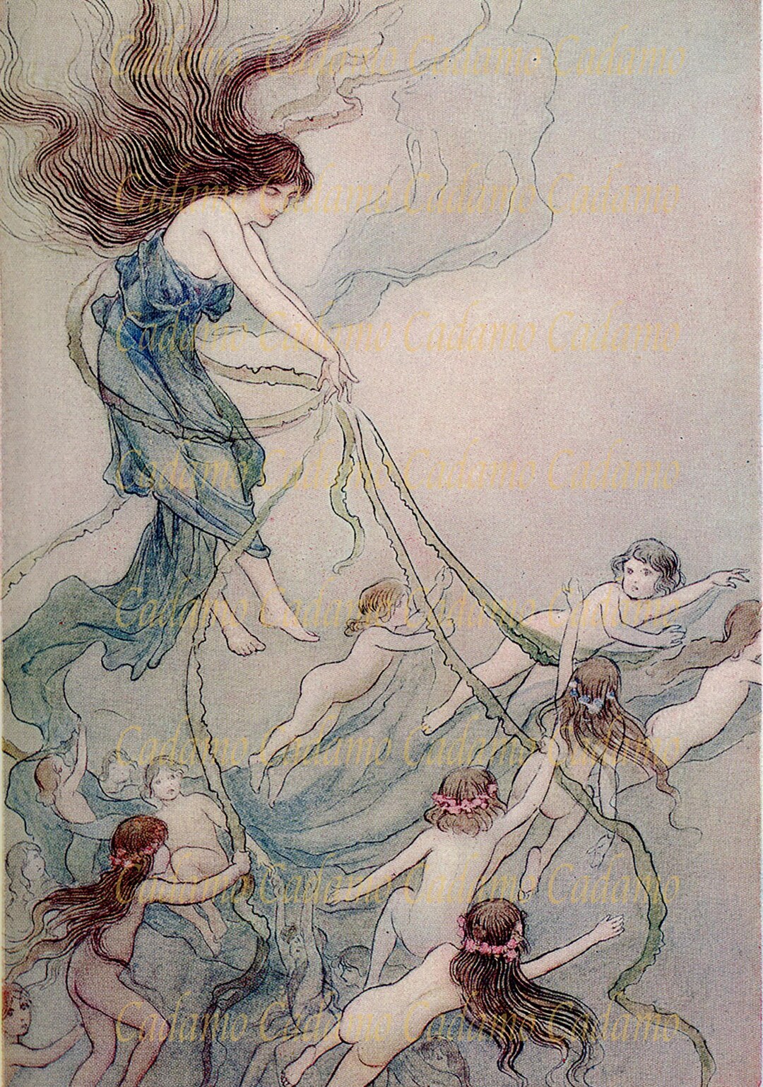 Water Babies Illustration - Etsy