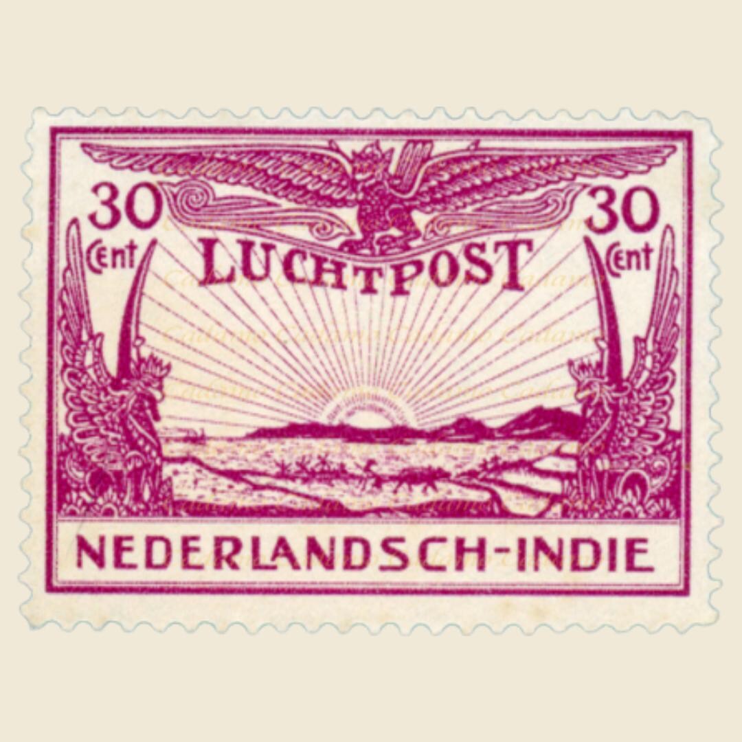 1930 Nederlandsch Indie Stamp - Etsy