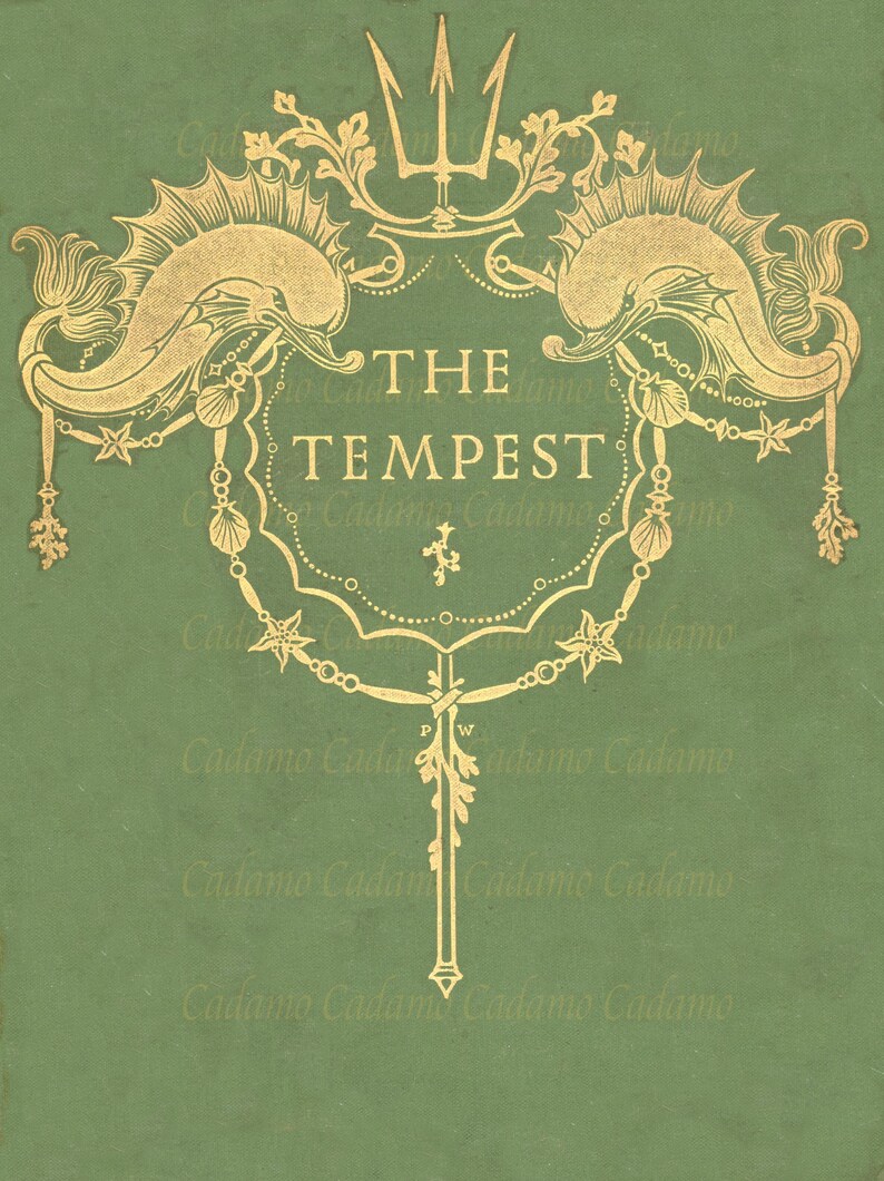 The Tempest Illustrations by Paul Woodroffe 1910 - Etsy
