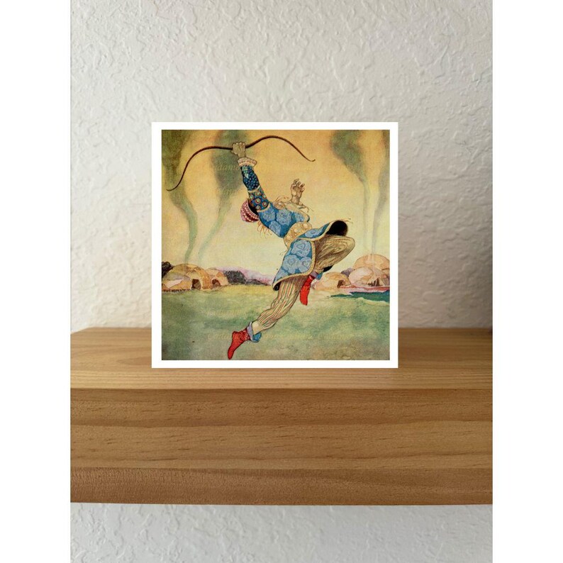 Print of Rene Bull Illustration From 1913 Russian Ballet - Etsy