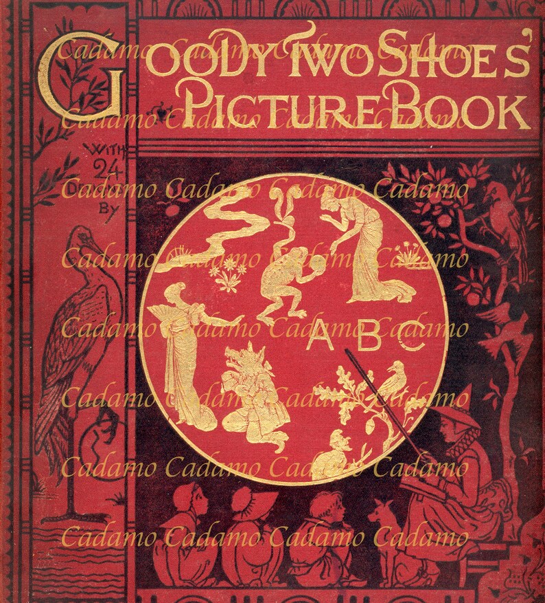 Alphabet Friends Illustrated by Walter Crane From a C.1875 Edition of Goody Two Shoes Picture ...