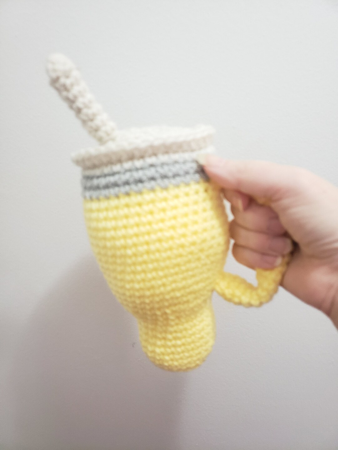 Yellow Stuffed Water Tumbler, Tumbler Stuffie - Etsy