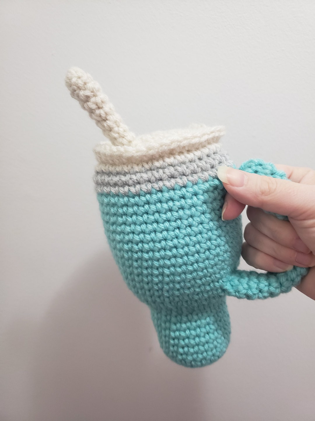 Robins Egg Blue Stuffed Water Tumbler, Tumbler Stuffie - Etsy