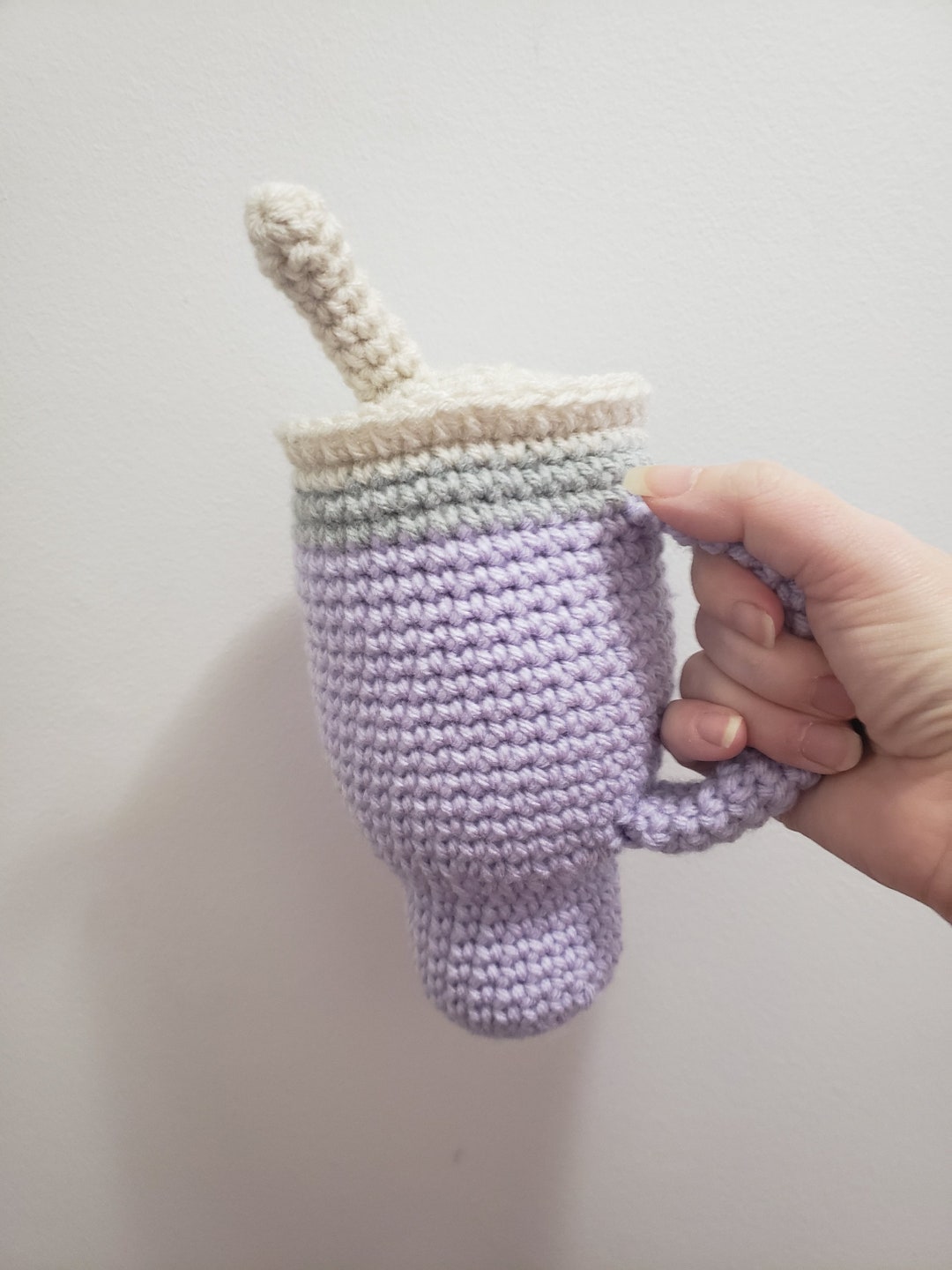 Lavender Stuffed Water Tumbler, Tumbler Stuffie - Etsy